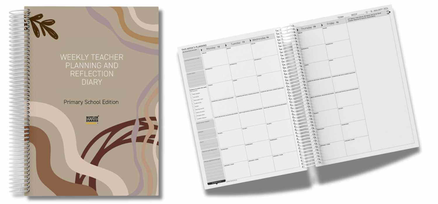 Weekly Teacher Planning & Reflection Diary for Primary School Teachers ...