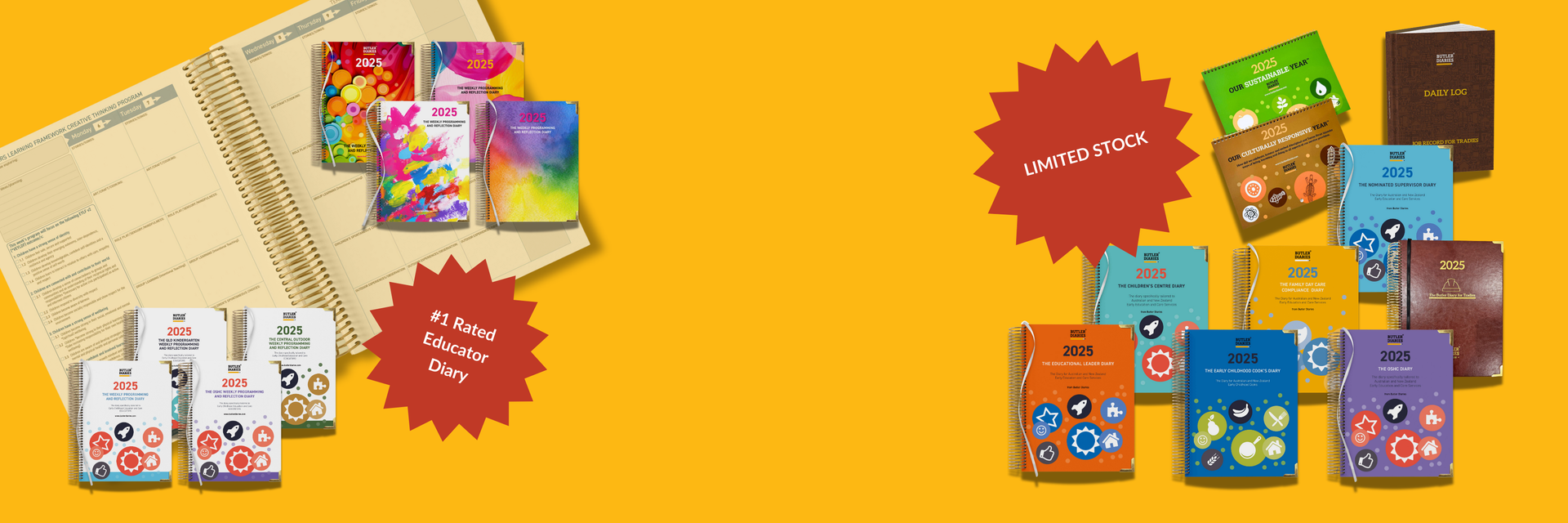 Butler Diaries | Customised diaries and resources